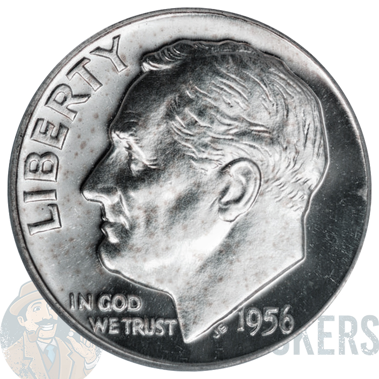 1956 Roosevelt Dime Value | CoinTrackers